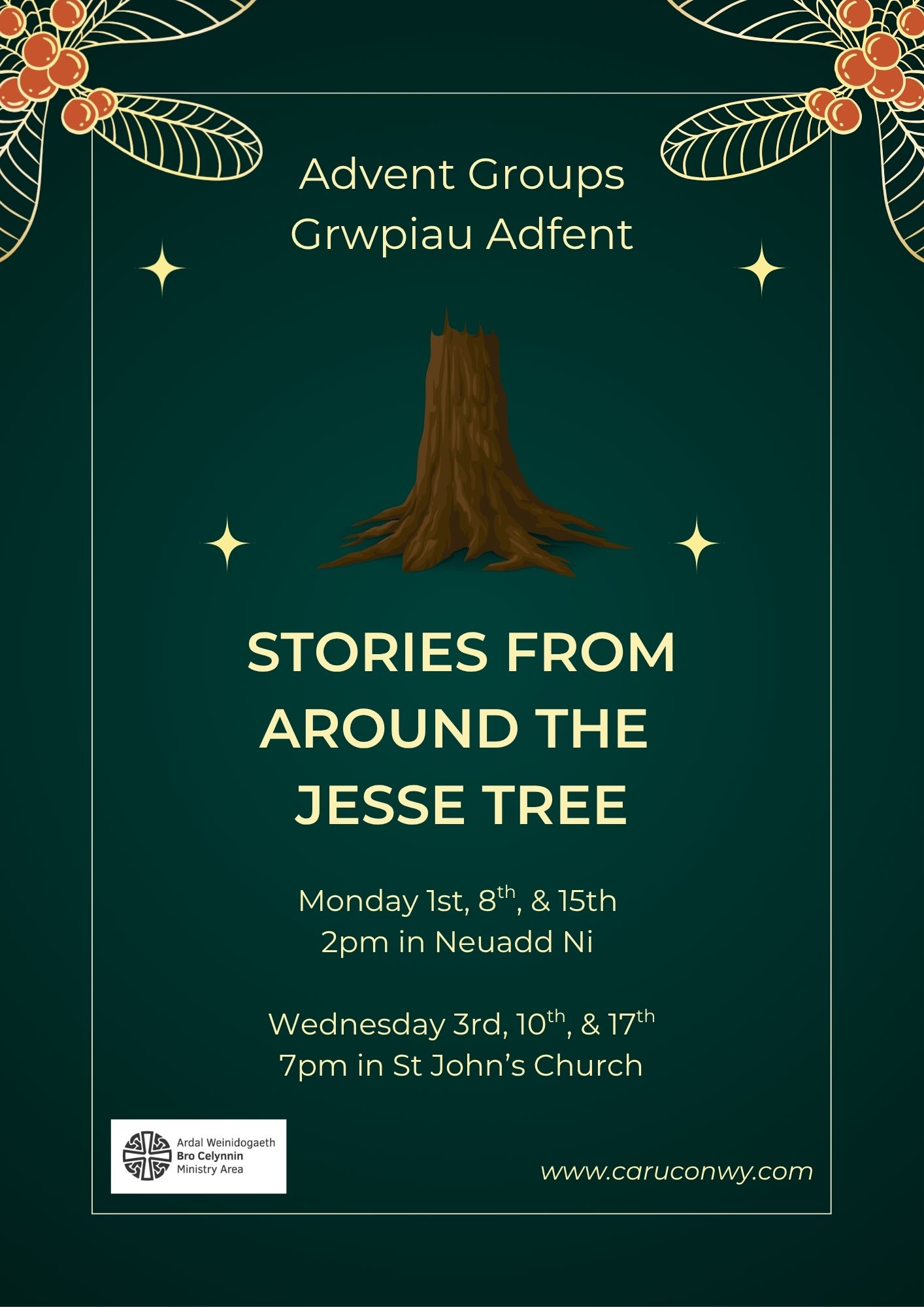 The Jesse Tree – Advent course with Rev. Kevin Ellis – caruconwy.com